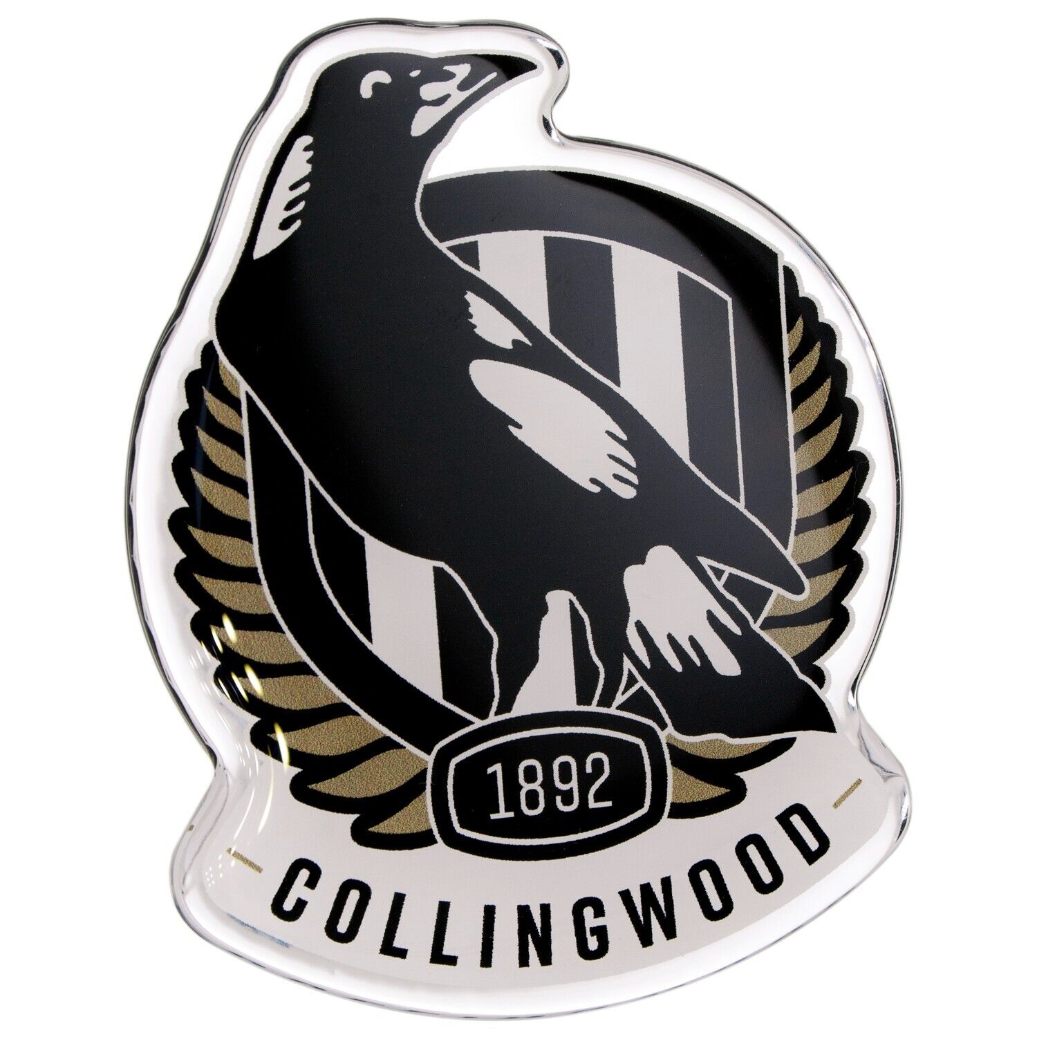 AFL Logo Emblem - Collingwood Magpies - Supporter Car Badge – STORMERS ...