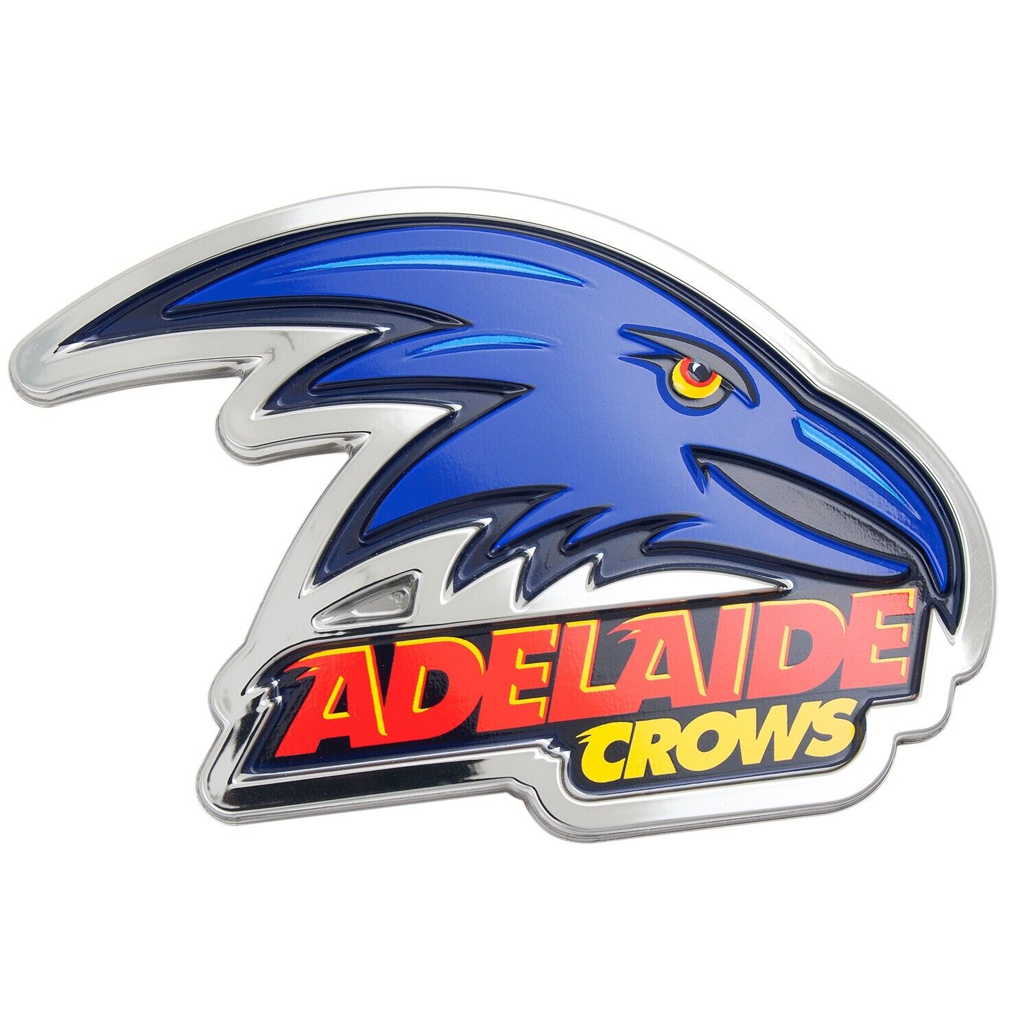 AFL 3D Chrome Emblem - Adelaide Crows - Supporter Car Badge – STORMERS ...