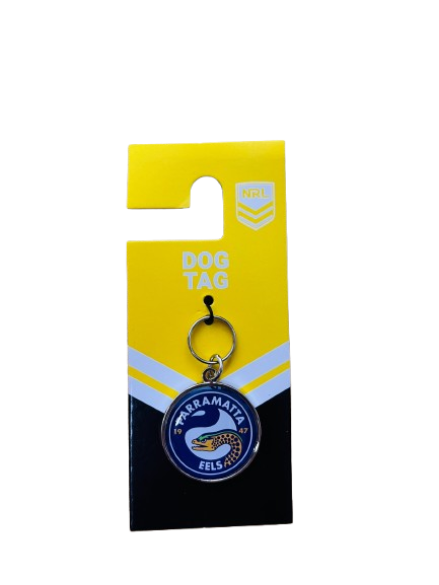 NRL Pet ID Tag - Parramatta Eels - Engravable - 30mm diameter ...