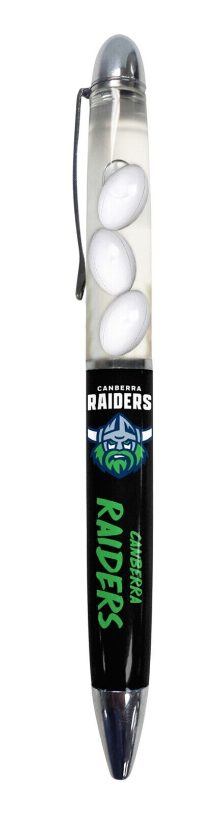 NRL Floating Pen - Canberra Raiders - Twist Open - Black Ink – STORMERS ...