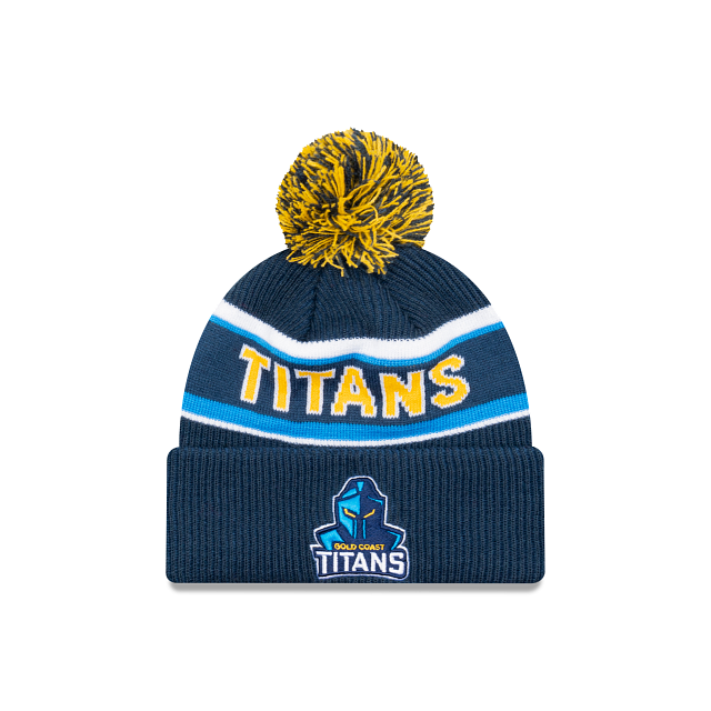 NRL Team Colours Beanie - Gold Coast Titans - Adult - Unisex - Hat ...