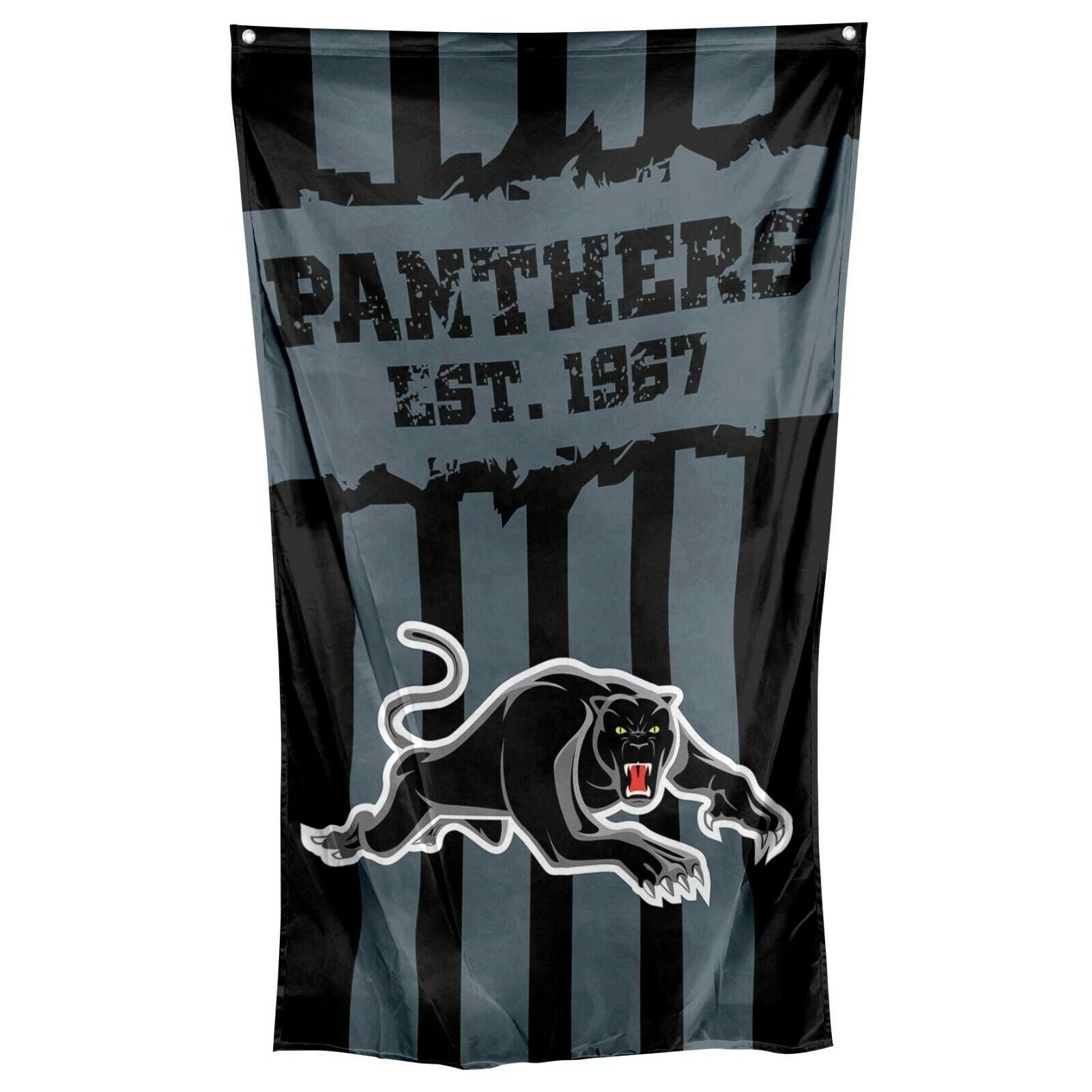 NRL Wall Flag Cape - Penrith Panthers - 150cm x 90cm - Steel Eyelets ...