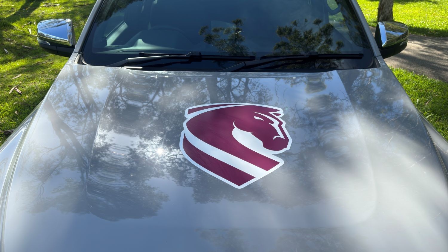 NRL Car Monster Decal - Brisbane Broncos - Sticker - Team Logo ...