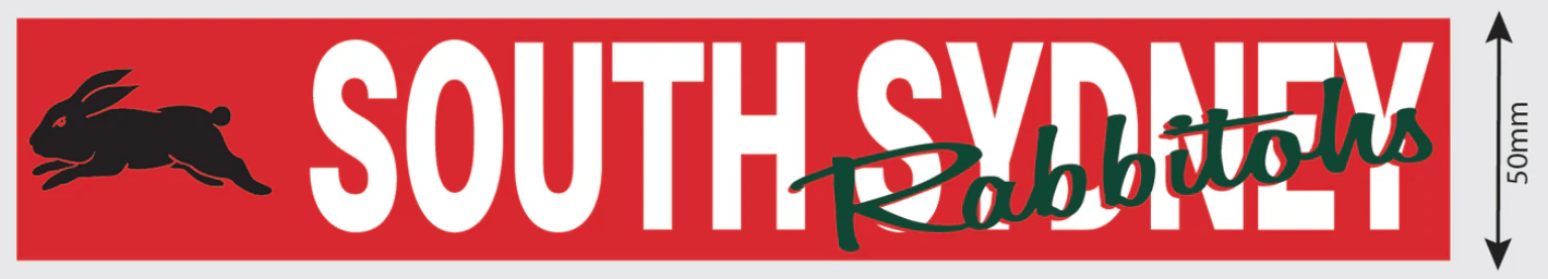 NRL Car Window Decal - South Sydney Rabbitohs - Sticker 280mm ...
