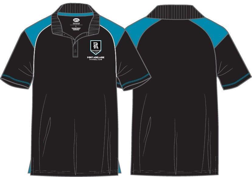 AFL Performance Polo Shirt - Port Adelaide Power - Supporter - Adult