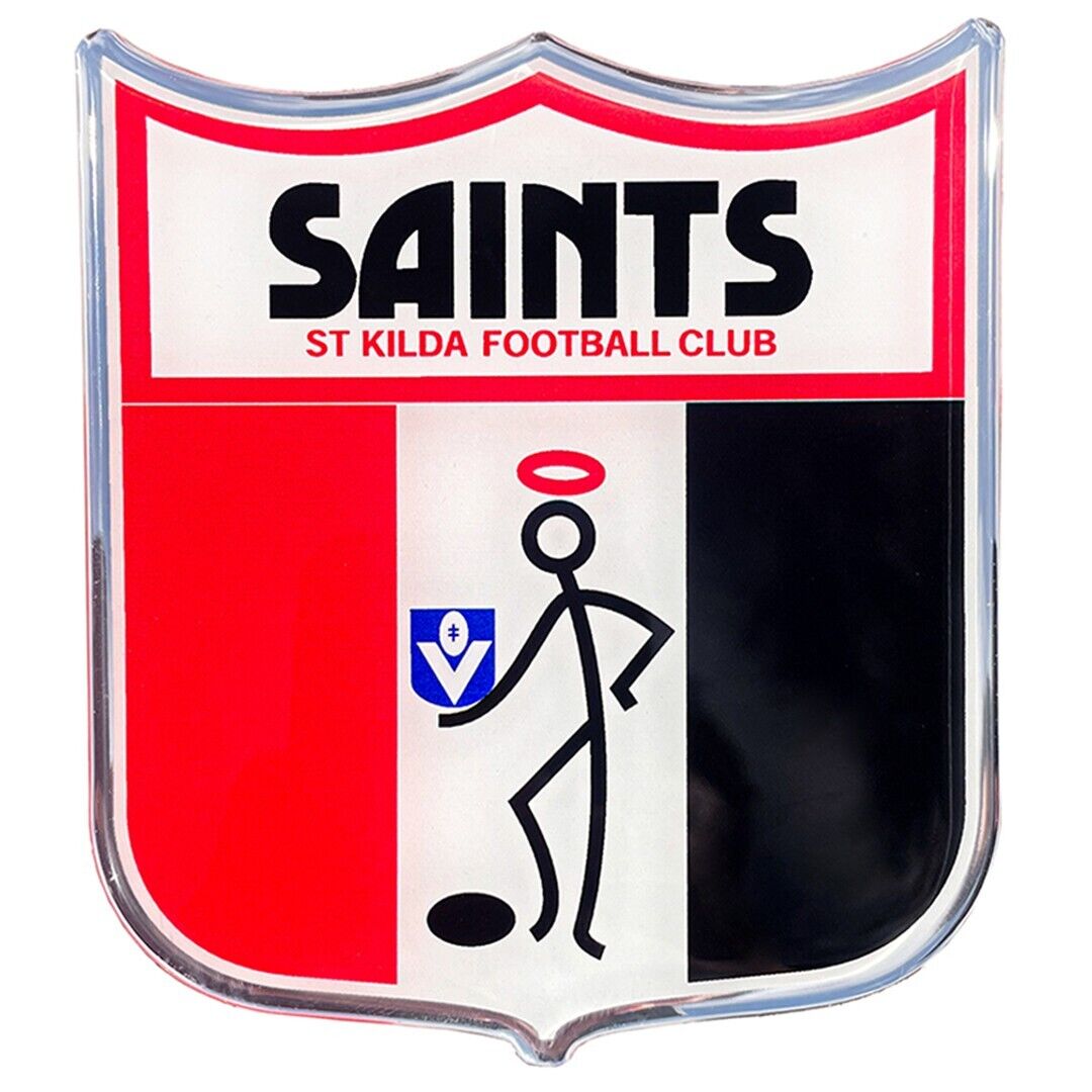 AFL Retro Logo Emblem - St Kilda Saints - Supporter Car Badge ...