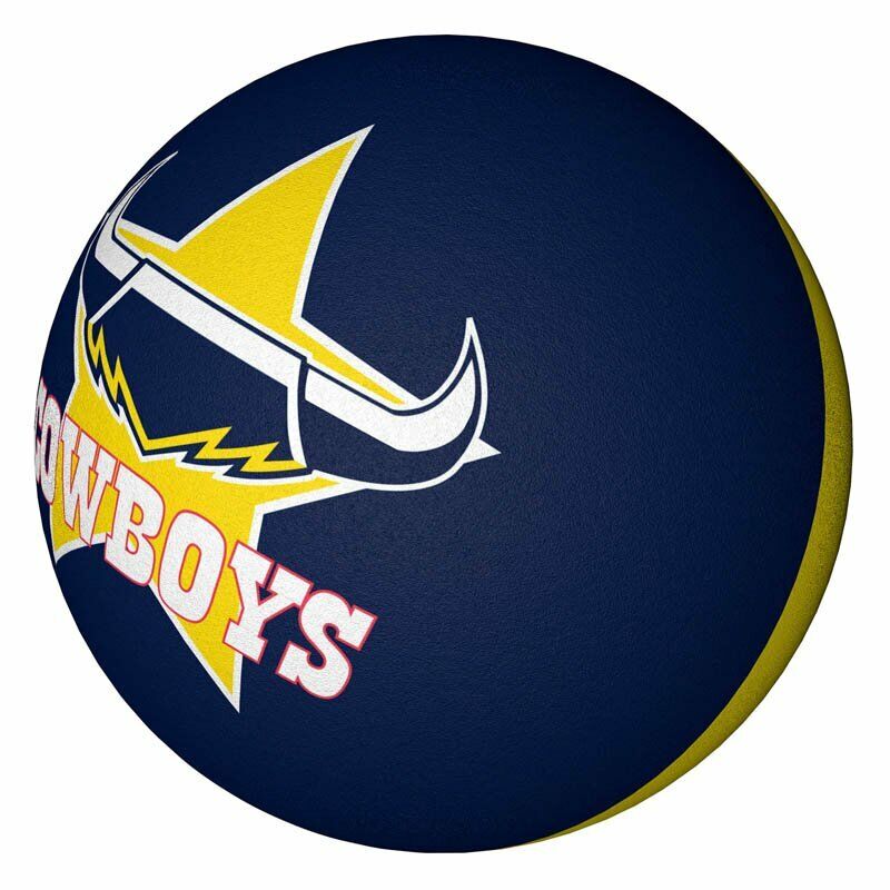 NRL Rubber High Bounce Hand Ball - North Queensland Cowboys - Single ...