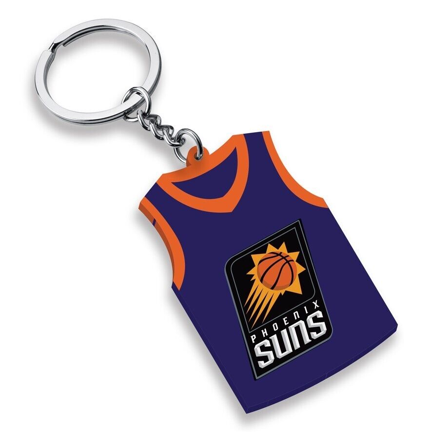 NBA Rubber Jersey Keyring - Phoenix Suns - Key Ring - Team Logo ...