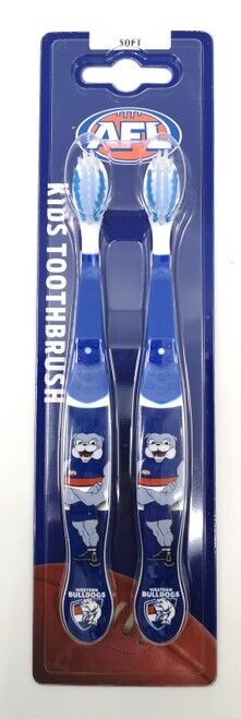 AFL Mascot Kids Toothbrush - Western Bulldogs - Soft/Medium – STORMERS ...