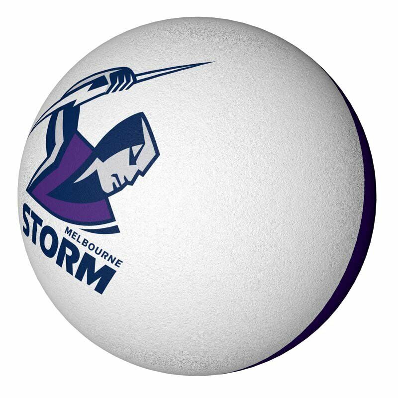 NRL Rubber High Bounce Hand Ball - Melbourne Storm - Single - 6cm ...