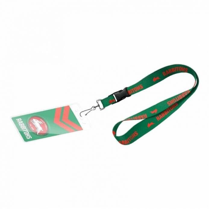 NRL Lanyard & Clear Card Holder - South Sydney Rabbitohs - Key Chain ...