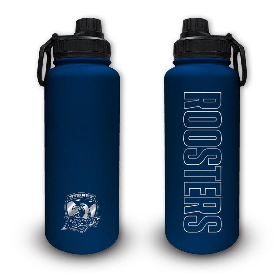 NRL Stainless Steel 960mL Drink Bottle - Sydney Roosters - Double Wall ...