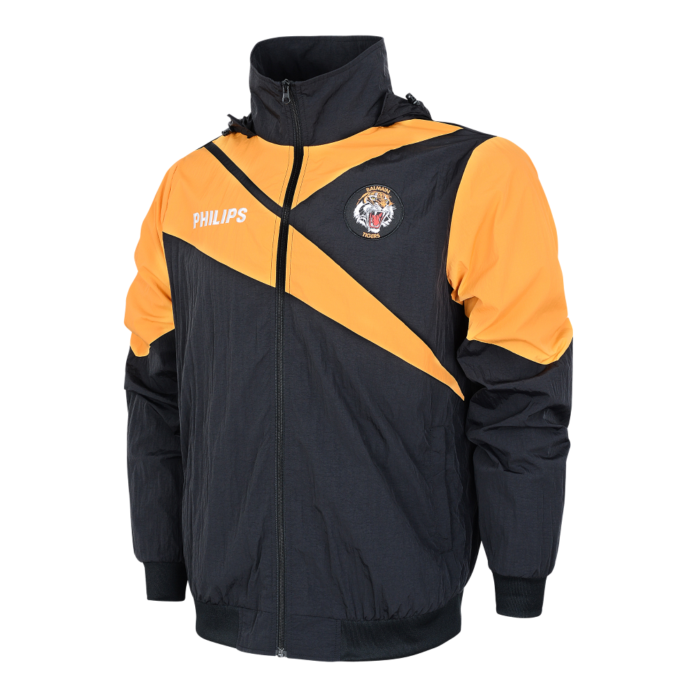 NRL Retro Track Jacket - West Tigers - Full Zip - Lightweight ...