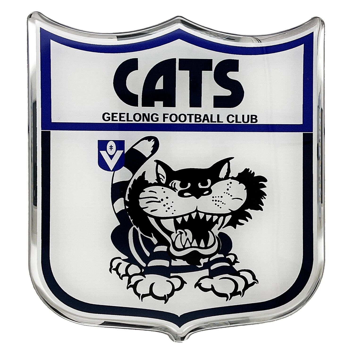 AFL Retro Logo Emblem - Geelong Cats - Supporter Car Badge – STORMERS ...