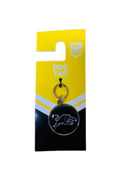 NRL Pet ID Tag - Penrith Panthers - Engravable - 30mm diameter ...