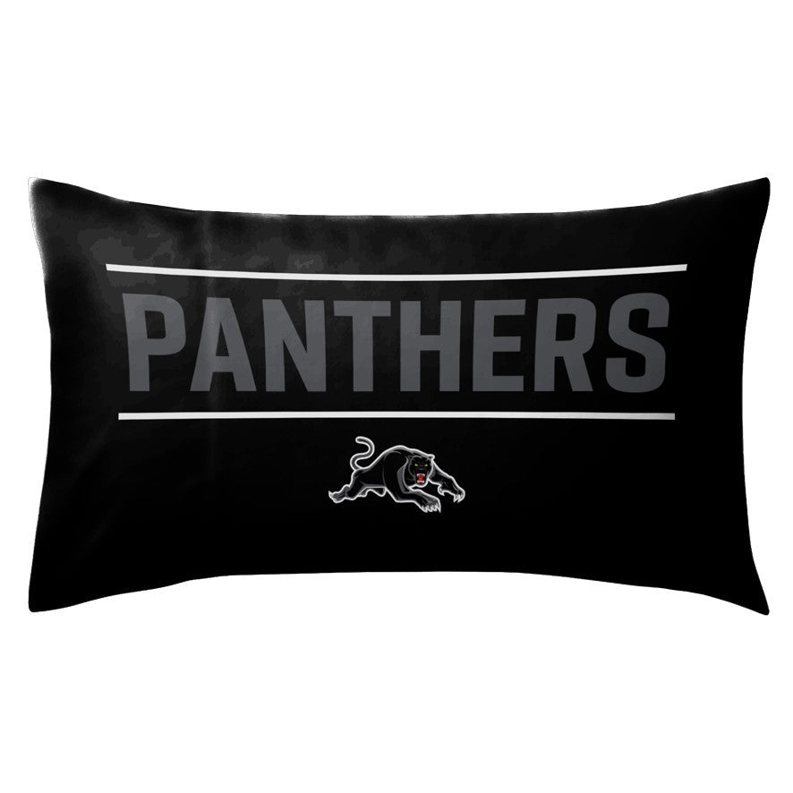 NRL Team Pillow Case - Penrith Panthers - Double Sided - 73 x 48 cm ...