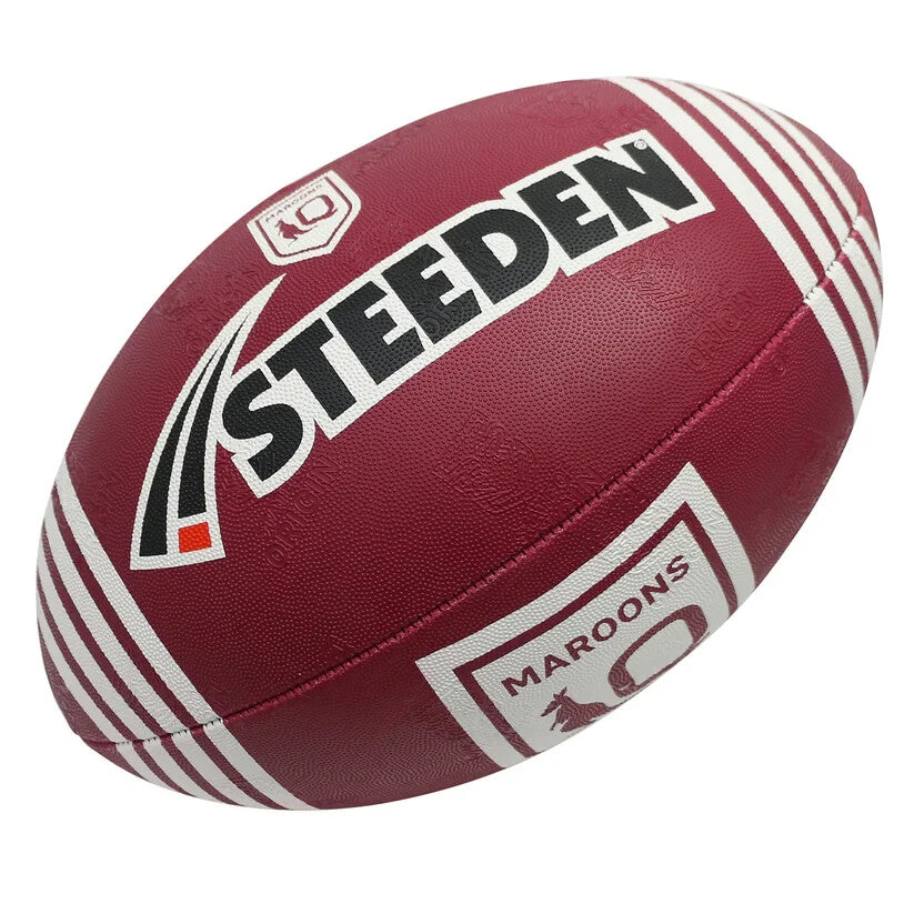 NRL Supporter Football - Queensland Maroons - QLD - Ball Size 11 ...