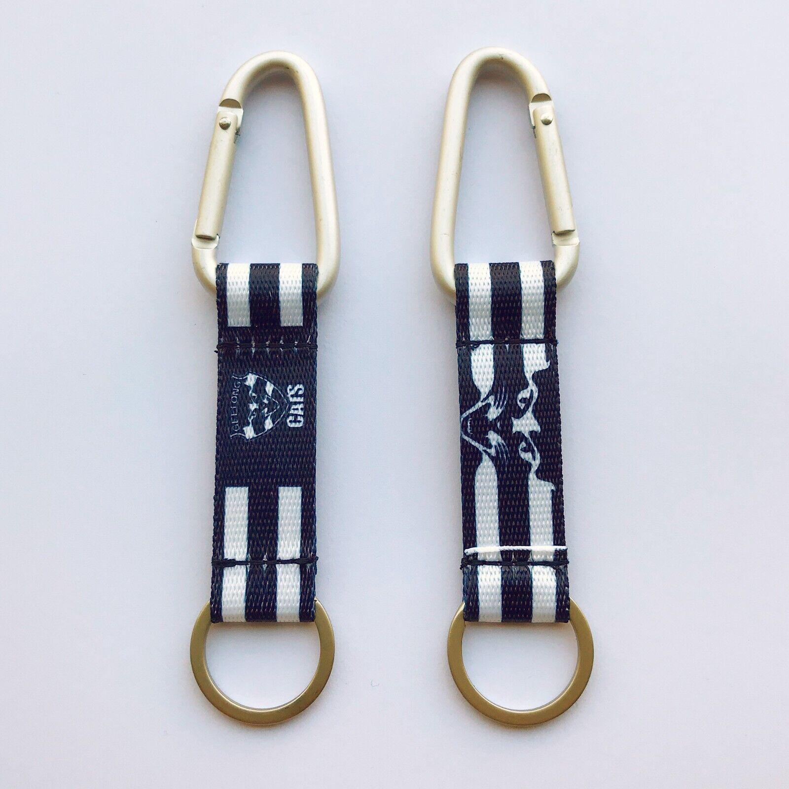 AFL Carabiner Key Ring - Geelong Cats - Keyring - Clip and Ring ...