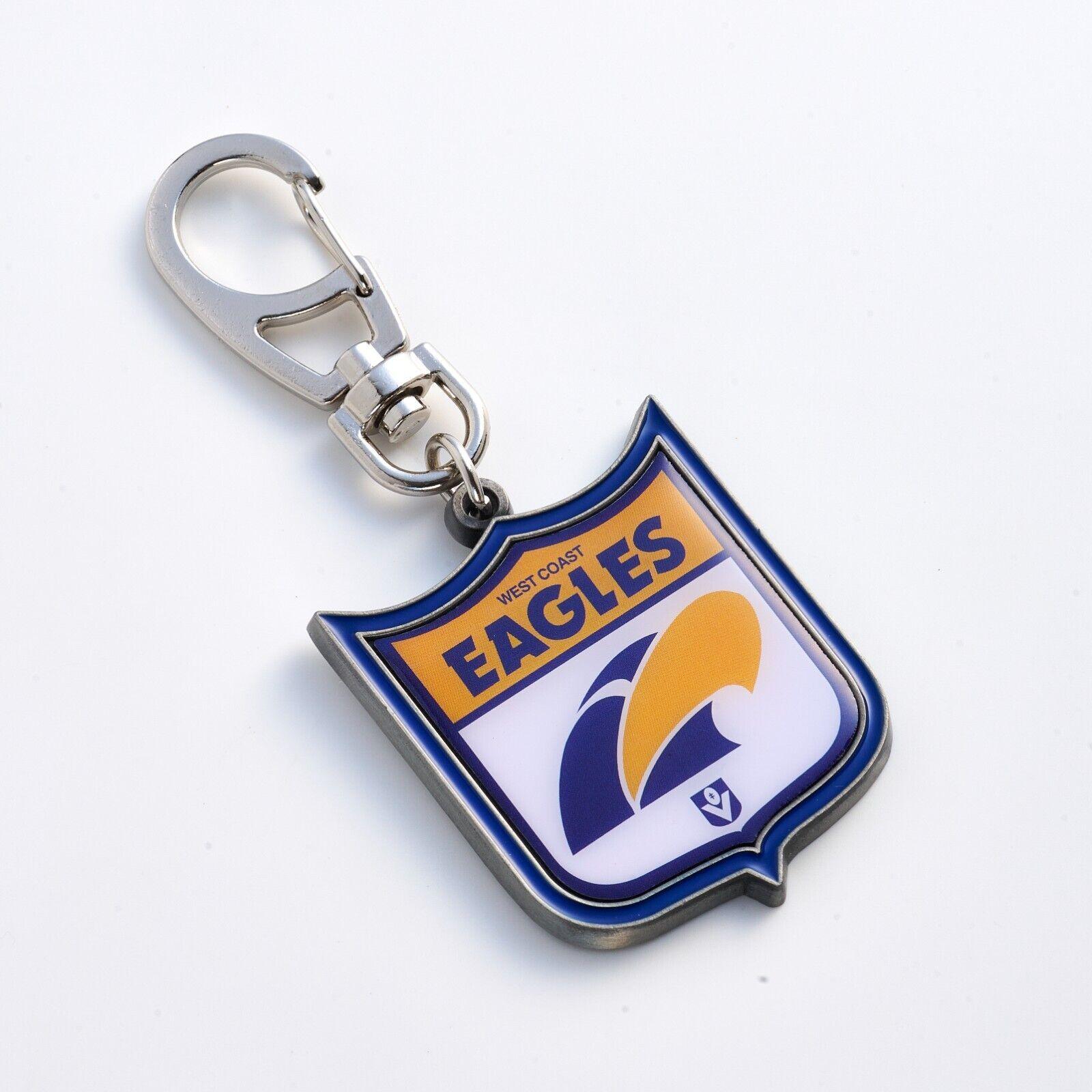 AFL Heritage Metal Key Ring - West Coast Eagles - Logo Keyring - Aussi ...