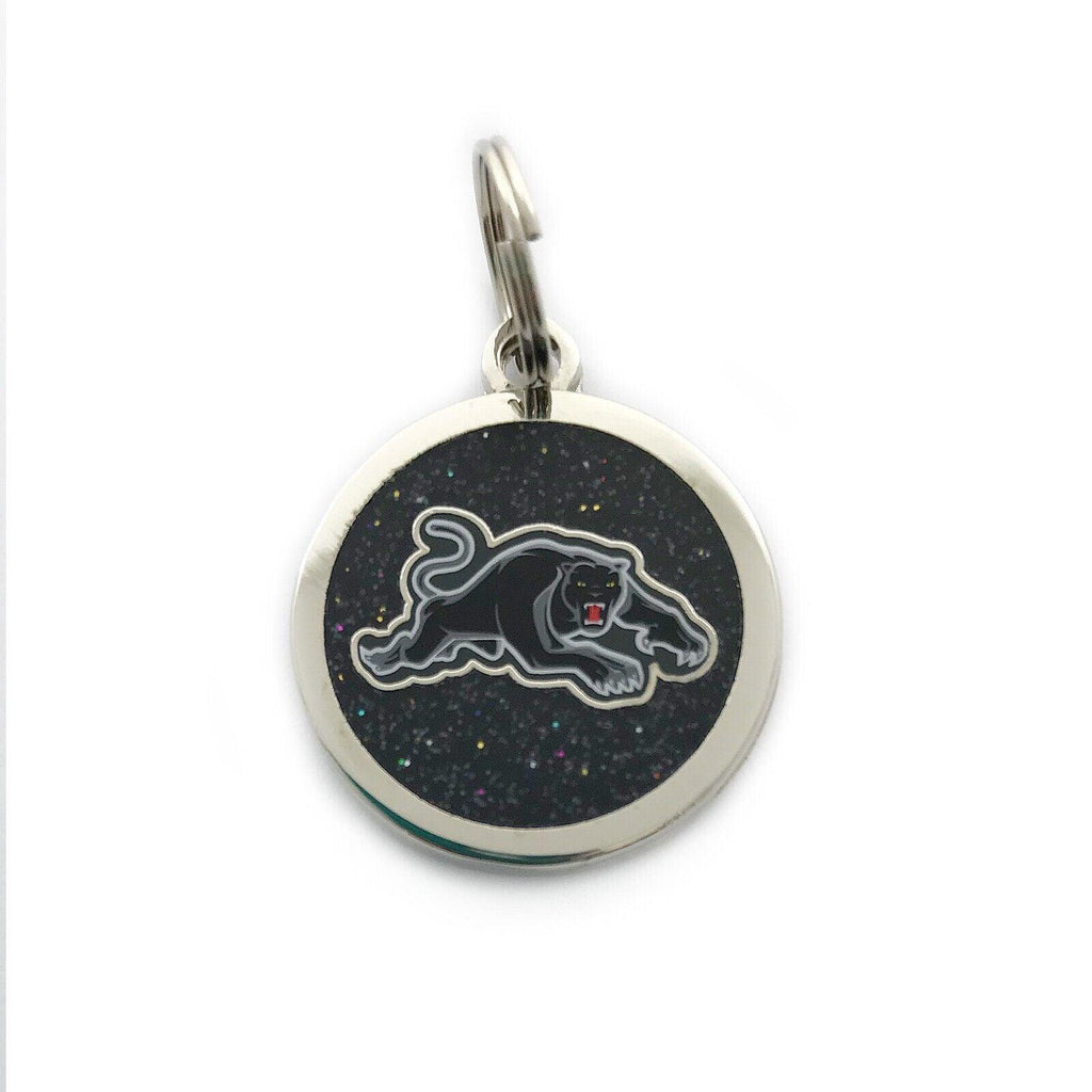 NRL Pet ID Tag - Penrith Panthers - Engravable - 25mm diameter