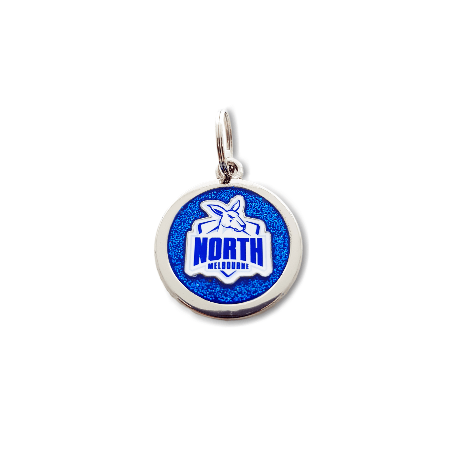 AFL Pet ID Tag - North Melbourne Kangaroos - Engravable - 25mm diamete