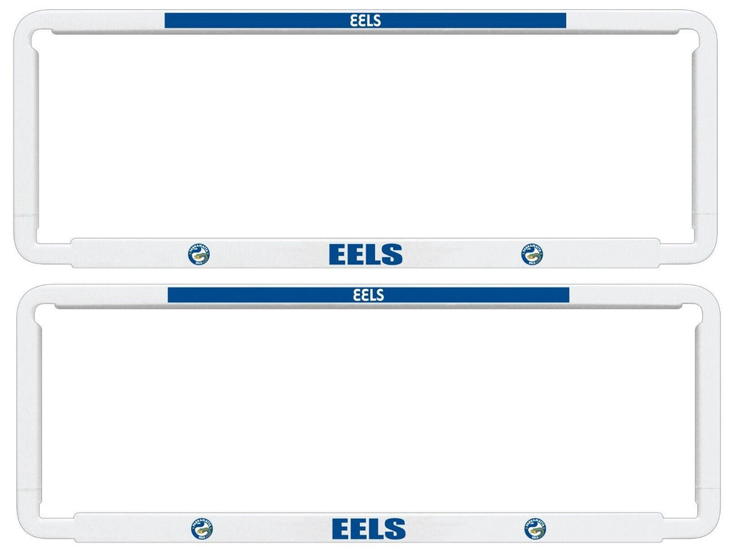 NRL Car Number Plate Frame - Set Of Two - Parramatta Eels - Front/Back