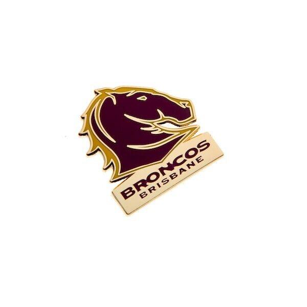 NRL Logo Team Logo Pin - Brisbane Broncos